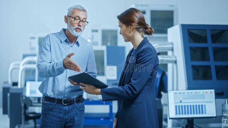 Inside Office: Digital Engineering Professional Working on Personal Computer, Designing 3D ...