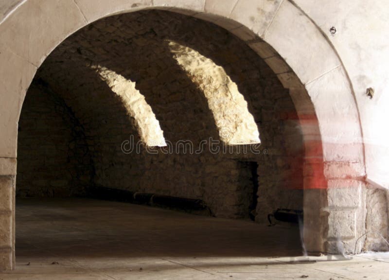 Inside of Old Abandoned Castle Stock Photo - Image of walk, house ...