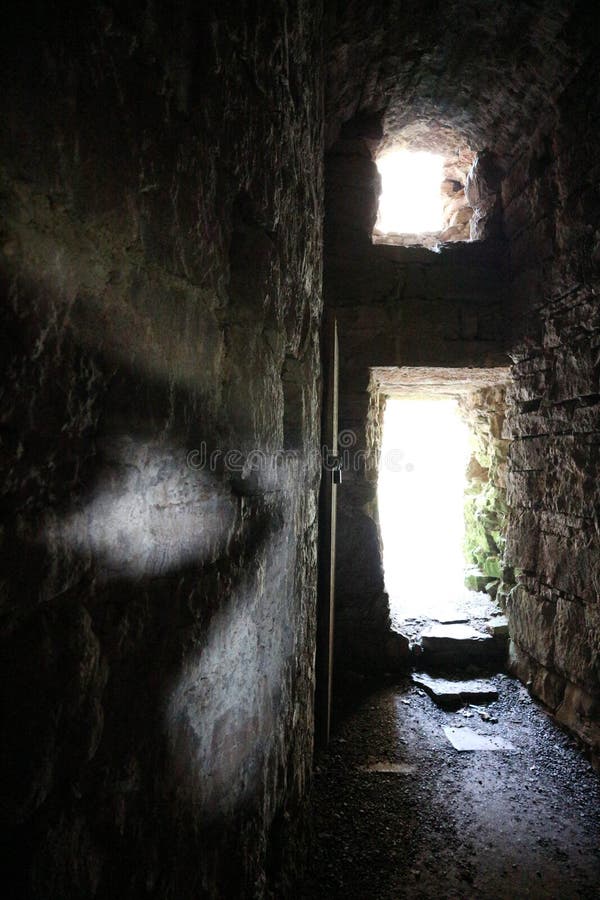 Inside the Old Abandoned Castle Stock Photo - Image of stone, interior ...