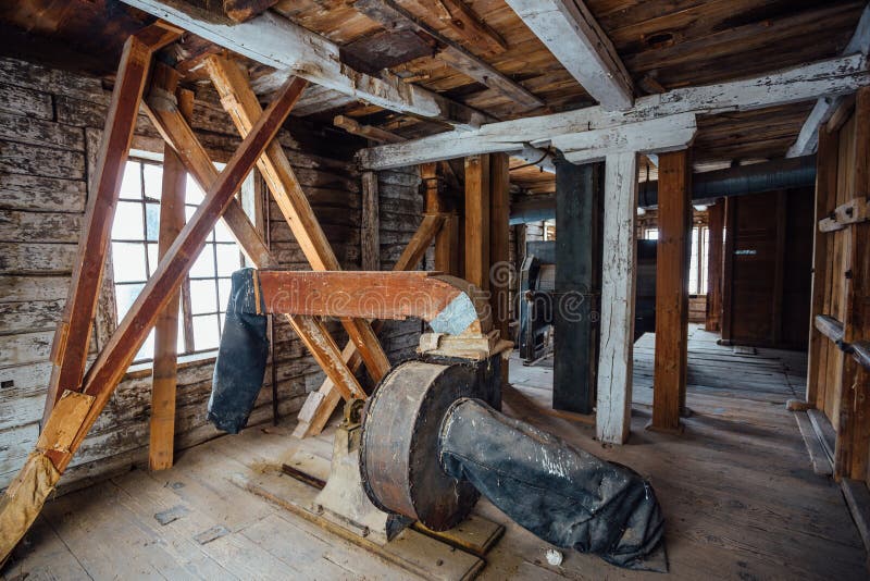 Inside old mill stock image. Image of facade, colorful - 5149917
