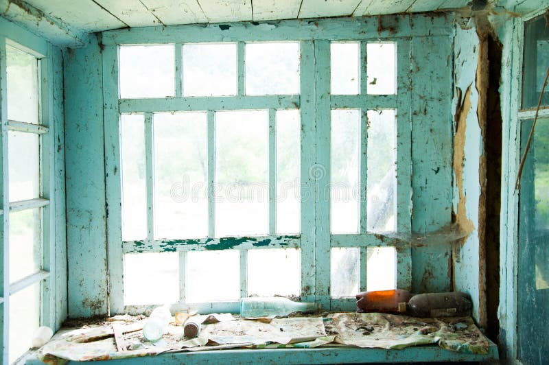 Inside an Old Collapsed Earthen House. Stock Photo - Image of house ...