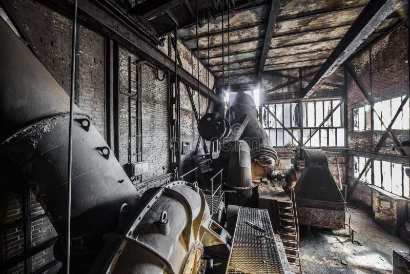 Inside the Old Factory stock image. Image of scrap, recycling - 47207699