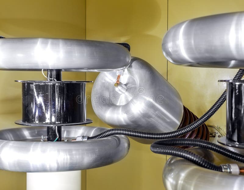 Inside the Old Factory Manufacturing Electrical Cable. Outdated Stock ...