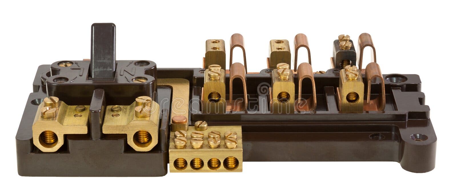 Inside an Old Fuse Box stock photo. Image of fusebox - 74152752