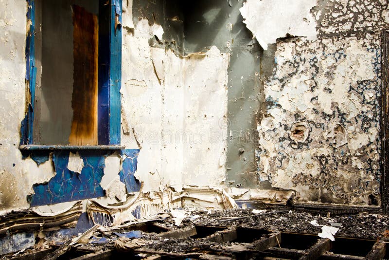 Inside of an Old Grungy Building Stock Photo - Image of brick, abstract ...