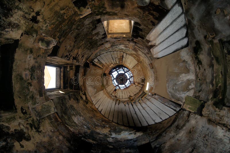Inside the old lighthouse stock photo. Image of staircase - 38103514