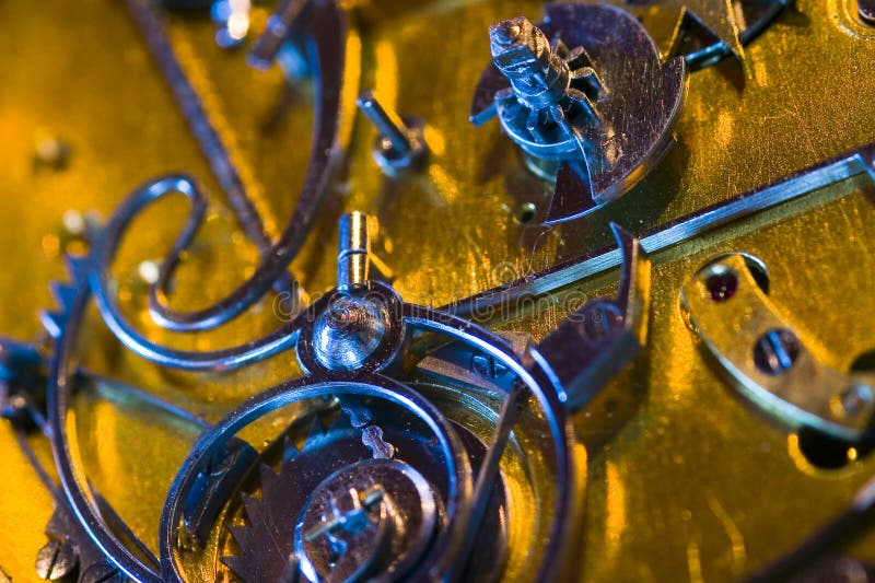 Inside the Old Pocket Watch Stock Photo - Image of midnight, hours: 1642910