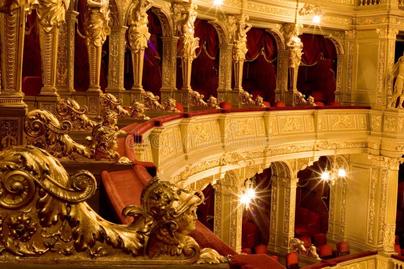 Inside an old theater stock photo. Image of classical - 2506724