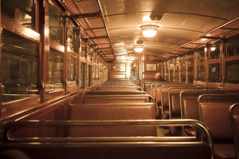 Inside the Old Train in Soller Stock Image - Image of decor, express ...