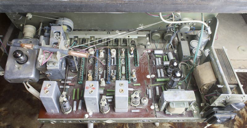 Inside of old radio stock image. Image of tube, fashioned - 102966975