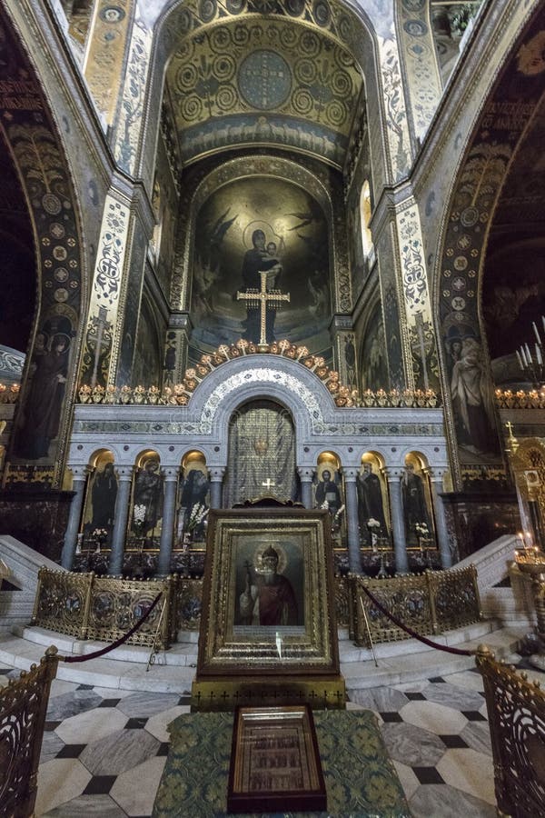 Inside of One of the Historic Churches of Kyiv Ukraine Editorial Stock ...