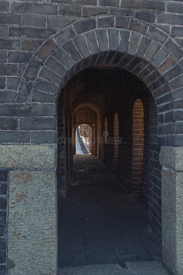 Inside of One of the Mu Tian Yu Towers Stock Image - Image of chinese ...