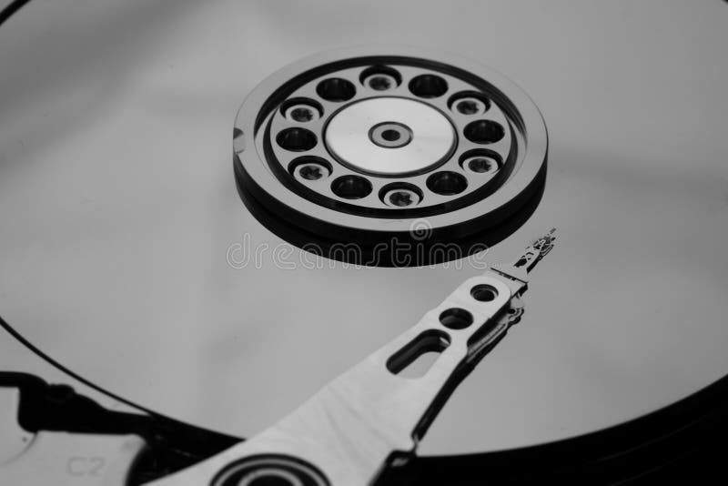 Inside a open HDD stock photo. Image of disc, file, drive - 146292176