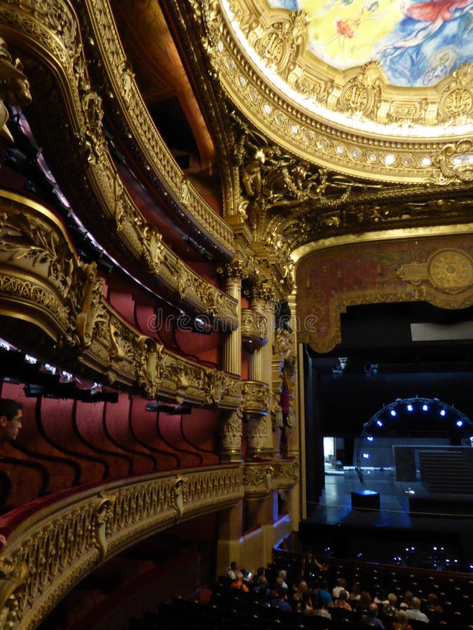 Inside the Opera Garnier in Paris Editorial Image - Image of paris ...