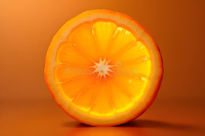 Inside the Orange is the Orange Pulp, Made into a Pattern Stock Photo ...