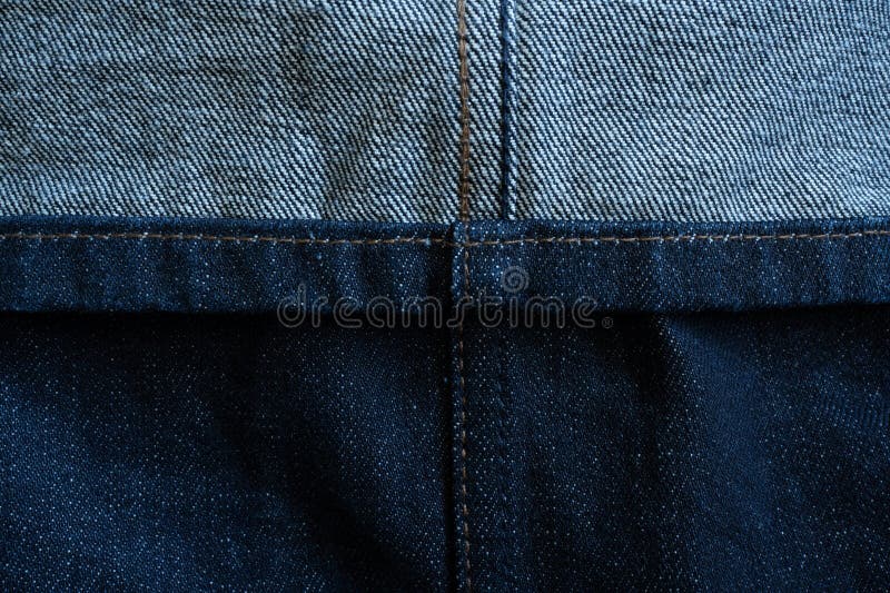 Inside and Outside of Raw Denim Texture Background Stock Photo - Image ...