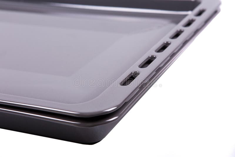 The Inside of the Oven on an Isolated White Background. Accessory Stock ...