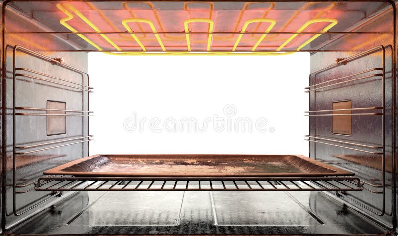 Inside the oven stock illustration. Illustration of ajar - 114088890
