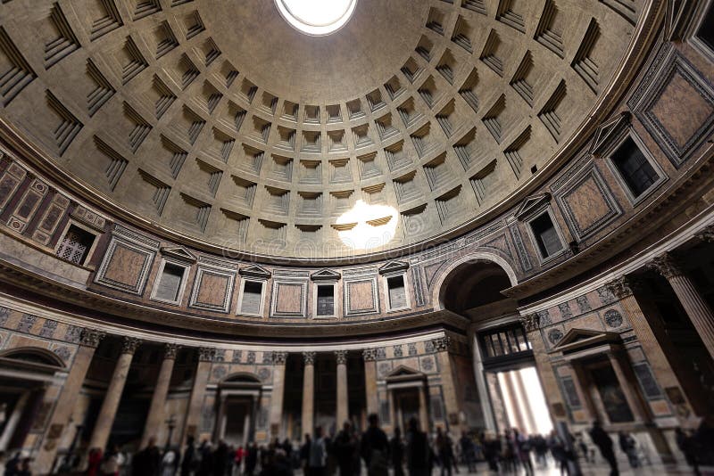 Inside the Pantheon Building in Rome, Italy Editorial Image - Image of ...
