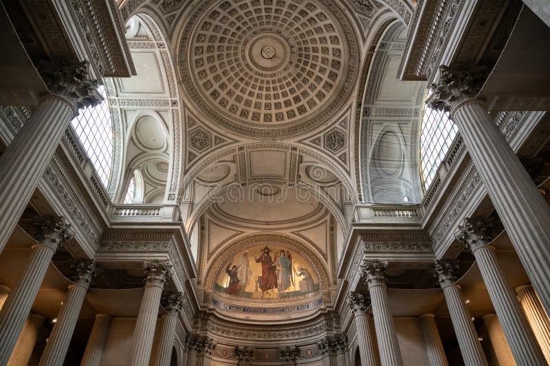 Inside of the Pantheon, Paris Editorial Photo - Image of france ...