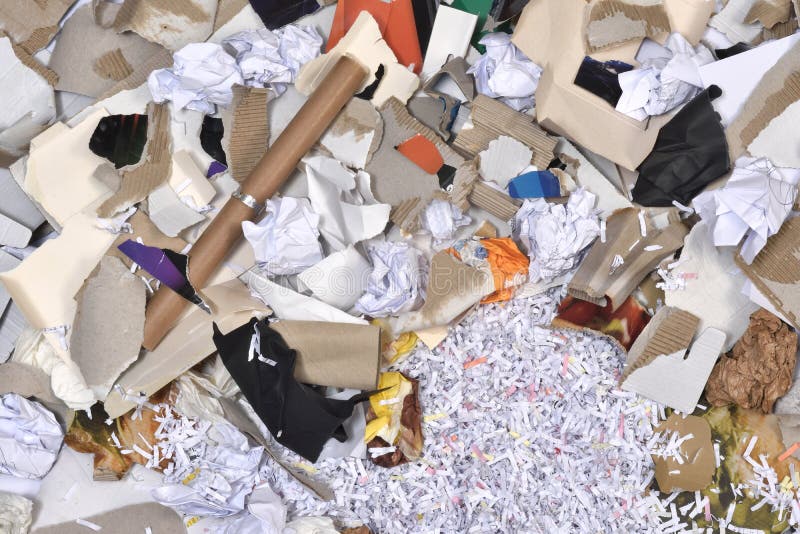 Of a Paper Recycling Container Stock Image - Image of recycling ...