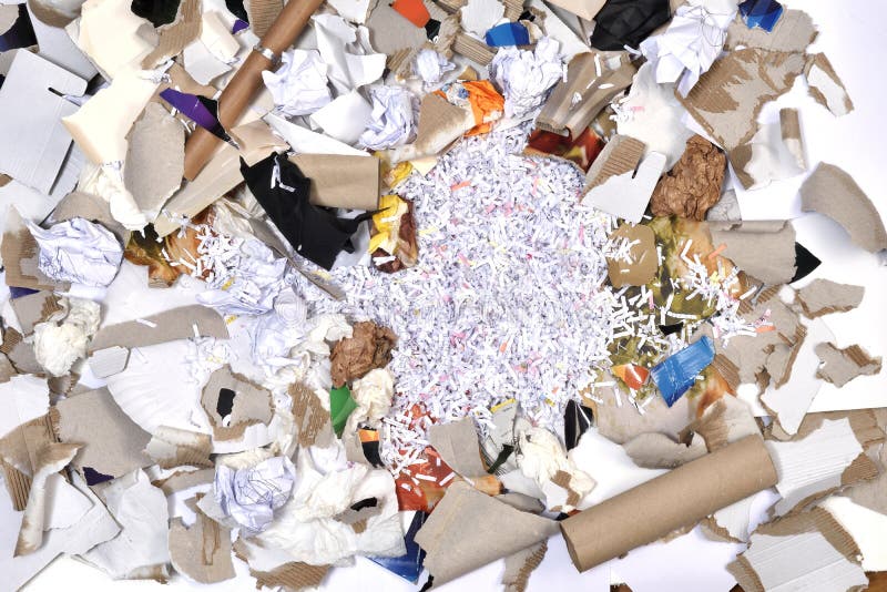 Of a Paper Recycling Container Stock Image - Image of color, ecology ...