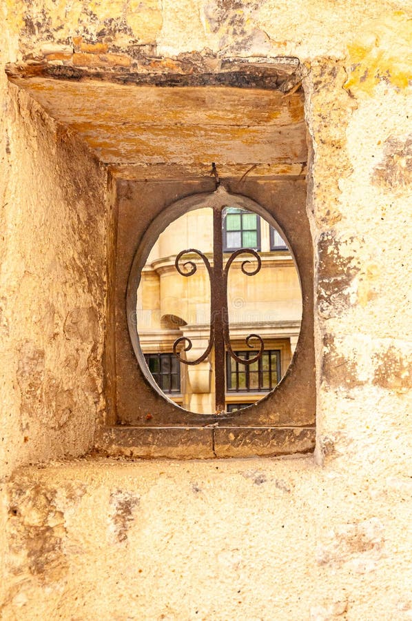 Inside Park Wall, Window View of, Reims Building Stock Photo - Image of ...