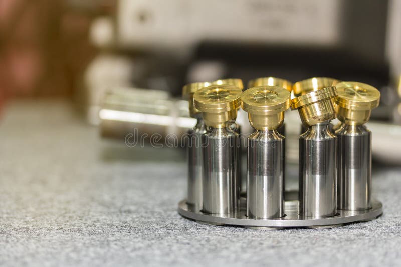 Inside Part Piston & Slipper of Hydraulic Pump on Table Stock Photo ...