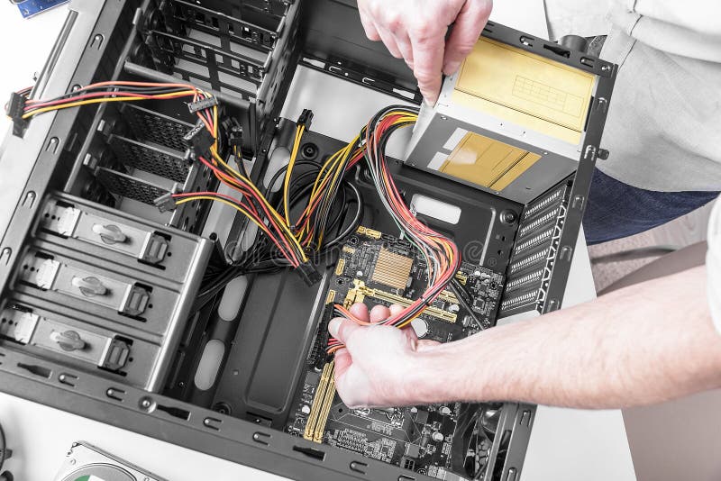 Inside of the Personal Computer Stock Image - Image of industry ...