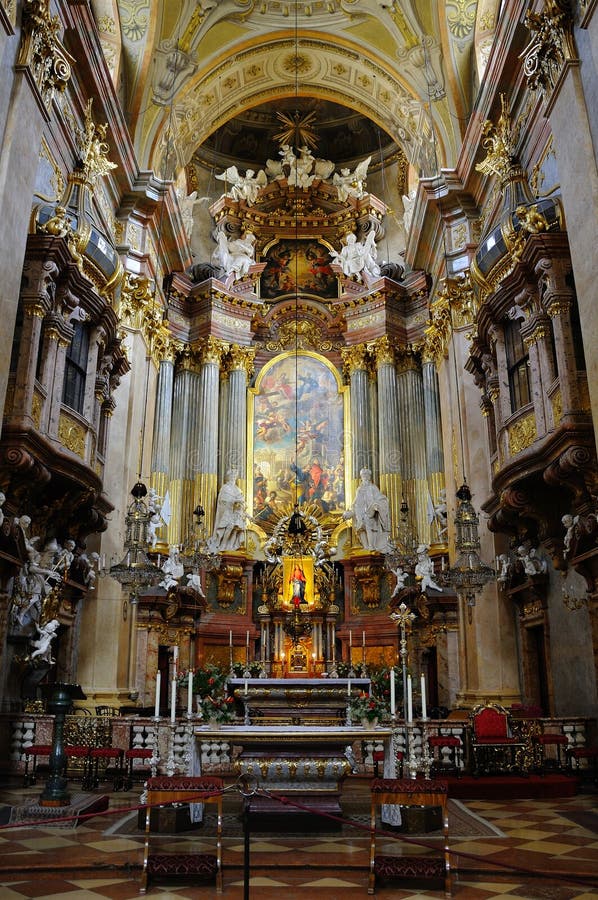 Inside Peterskirche in Vienna Editorial Photo - Image of cathedral ...