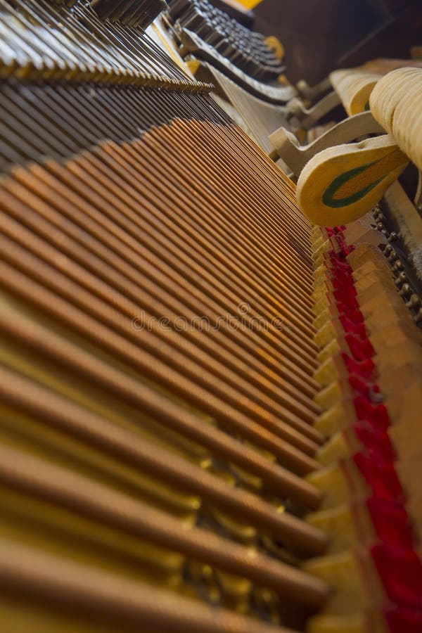 Inside a Piano stock image. Image of harmony, detail - 22252647