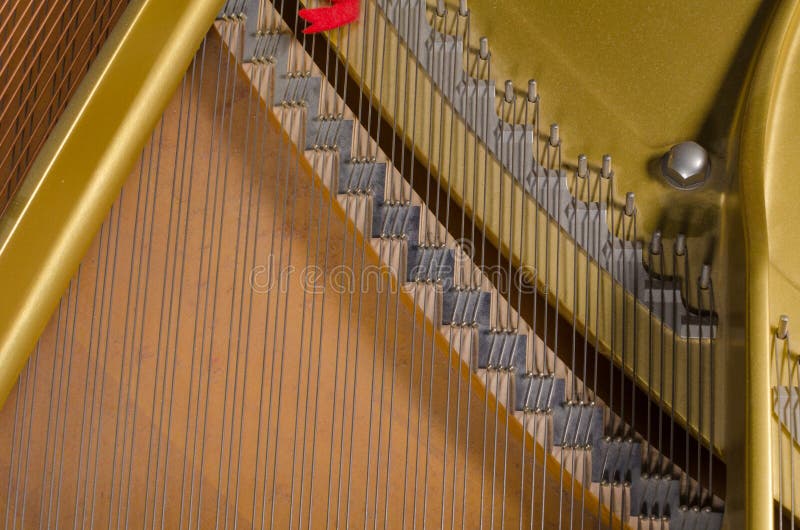 Inside of a Piano Full Frame Stock Image - Image of music, inside: 42309549