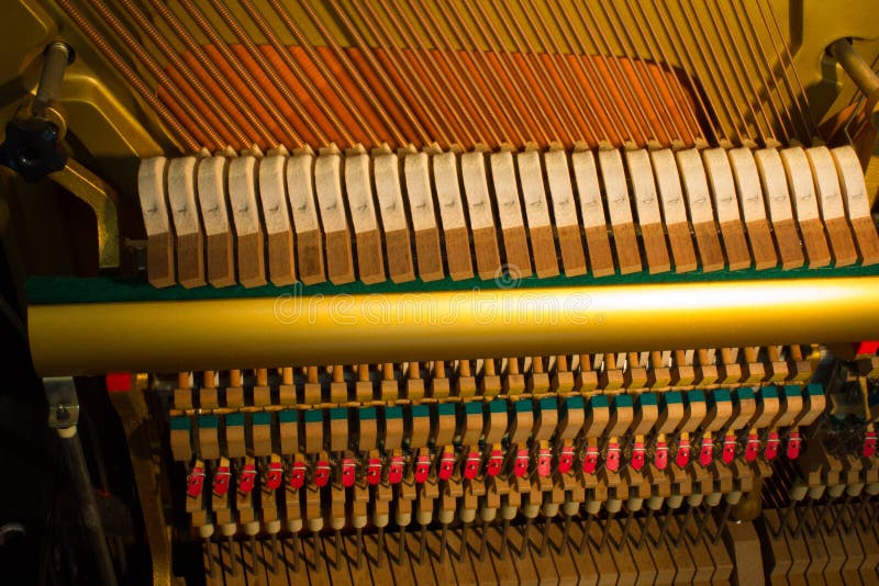 Inside the piano stock photo. Image of instrument, string - 44789126