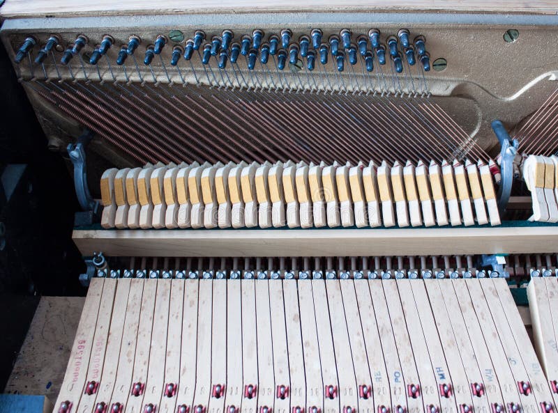 Inside of a piano stock image. Image of musical, structure - 38615011