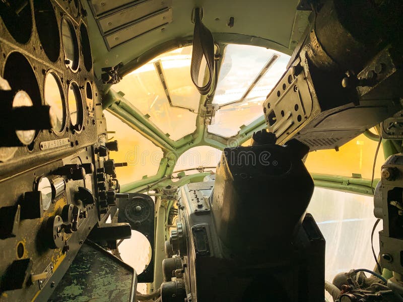 Inside pilot cabin stock image. Image of aircraft, display - 240712255