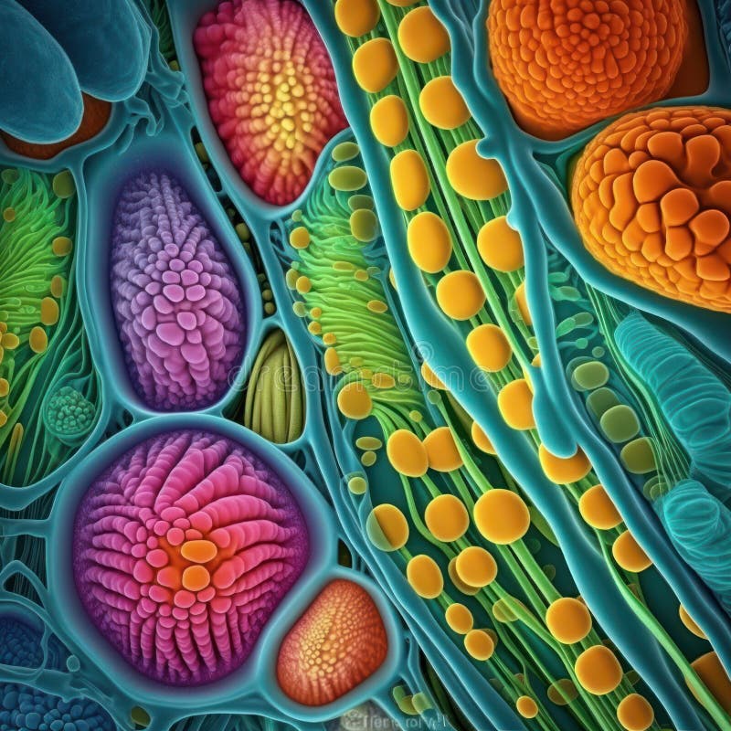 Inside a Plant Cell: a Vivid View of Chloroplasts Under an Electron ...