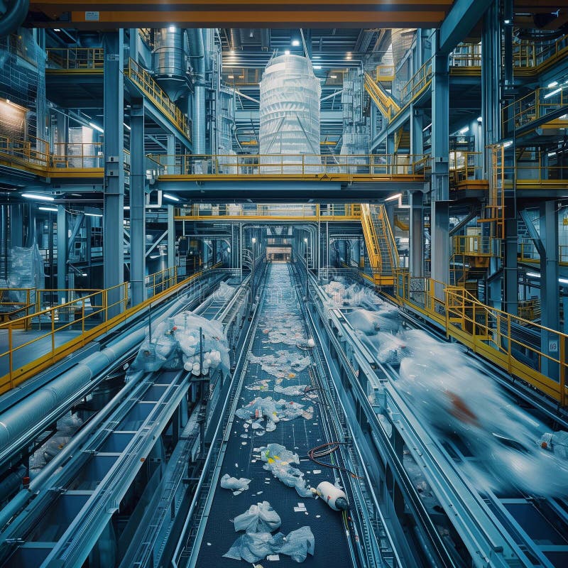 Plastic Materials Used in Various Manufacturing Processes Demonstrating ...