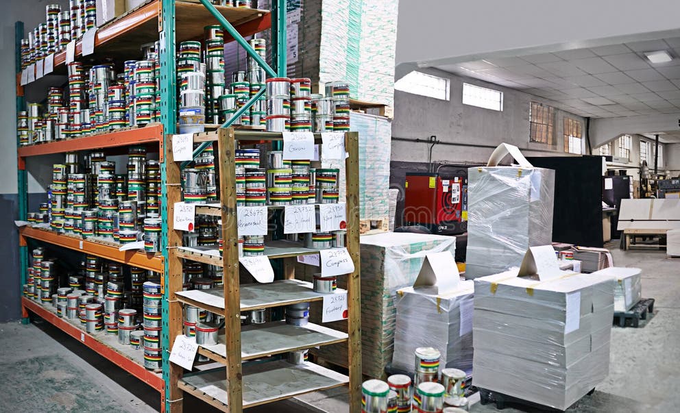 Inside the Printing Industry. the Inside of a Packaging and ...