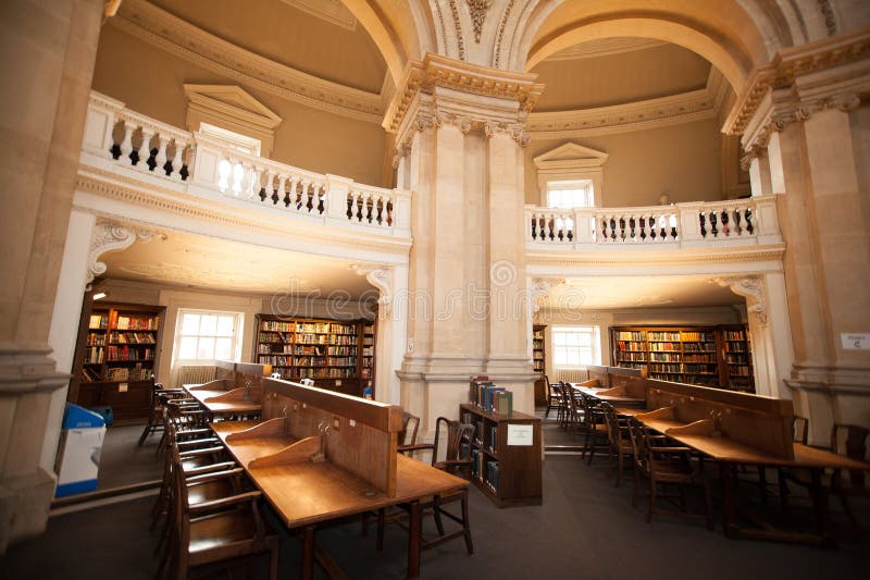 Inside the Radcliffe Camera Library in Oxfordshire in the UK Editorial ...
