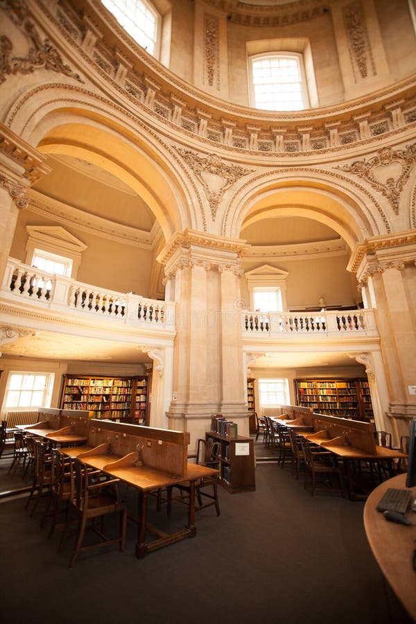 Inside the Radcliffe Camera Library in Oxfordshire in the UK Editorial ...