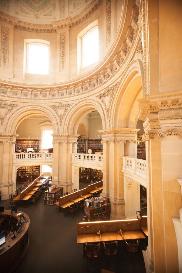 Inside the Radcliffe Camera Library in Oxfordshire in the UK Editorial ...