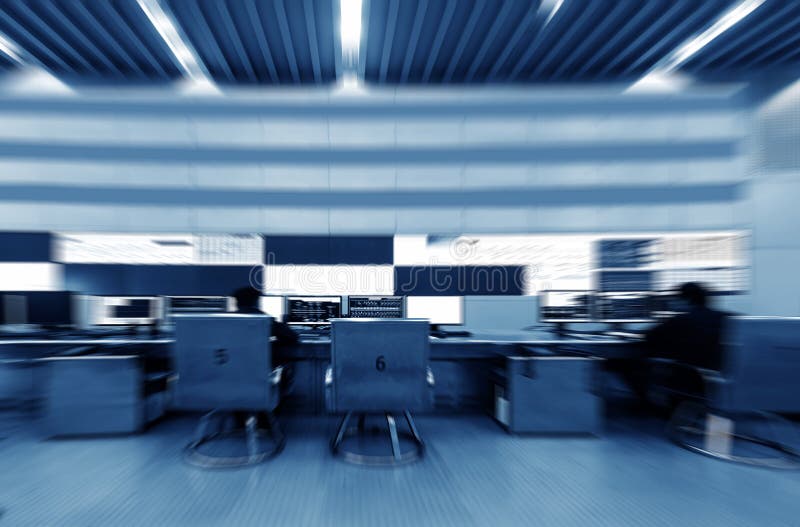 Railway control room stock image. Image of space, technology - 15254735