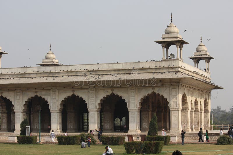 Inside the Red Fort Complex in Delhi Editorial Stock Photo - Image of ...