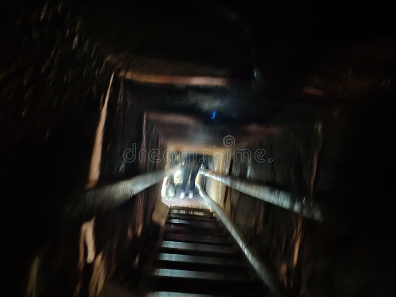 Inside the Red Pyramid editorial photography. Image of lighting - 376436467