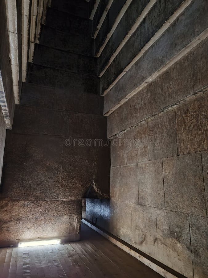 Inside the Red Pyramid stock photo. Image of alley, temple - 376436404