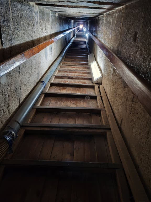 Inside the Red Pyramid editorial stock photo. Image of architecture ...