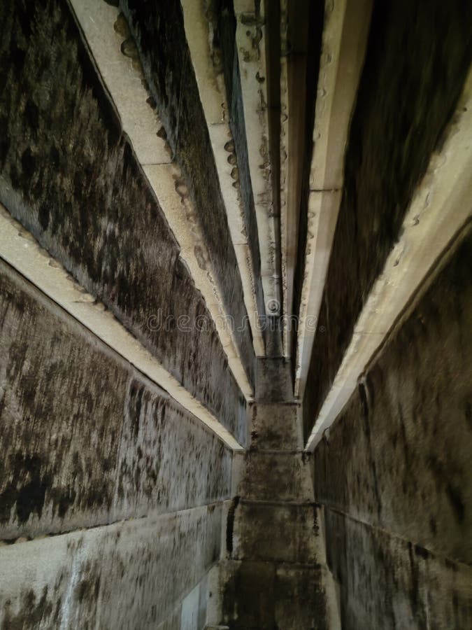 Inside the Red Pyramid stock photo. Image of arch, floor - 376436304