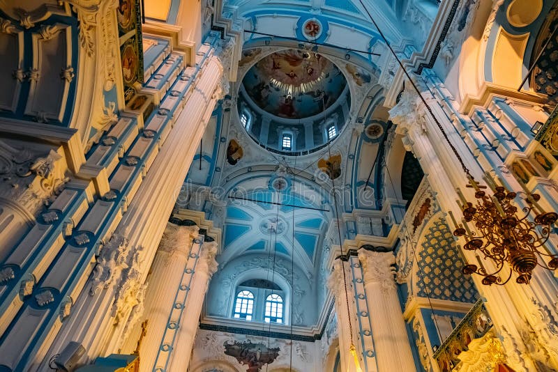 Inside Resurrection Cathedral in New Jerusalem Monastery Editorial ...