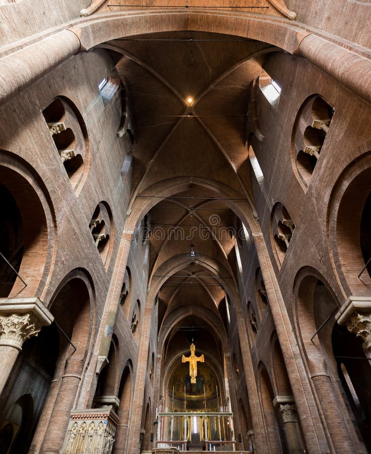 Inside Romanic Style Church Editorial Image - Image of romanic ...