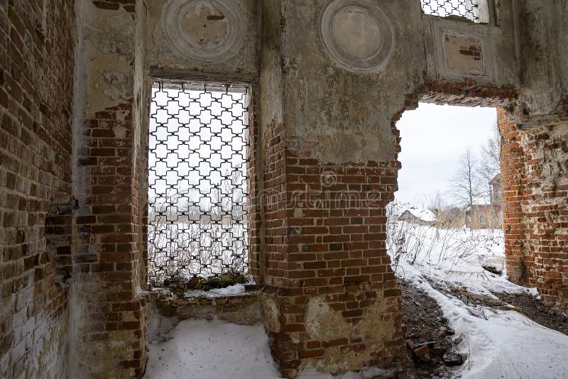 Inside the ruined temple stock photo. Image of christian - 215063338